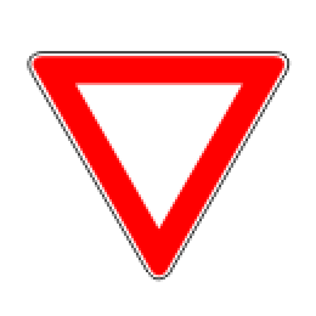 Segnale dare precedenza fig. 36