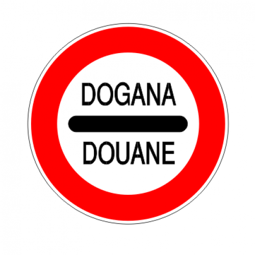 Acquista il cartello alt dogana figura 96